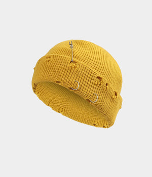 PIERCED FISHERMAN BEANIE. | CAPS Apparel