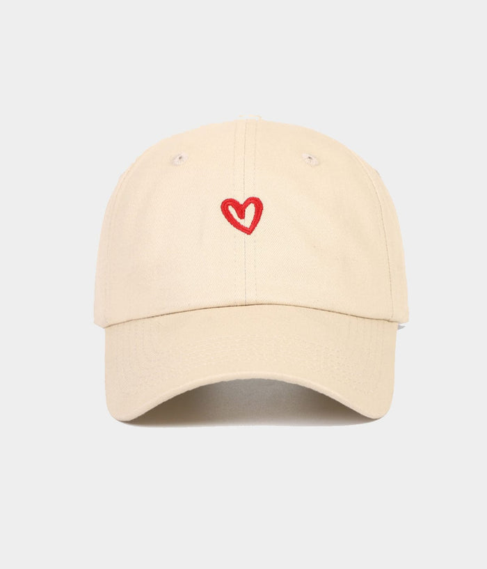HAND DRAWN HEART CAP. | CAPS Apparel