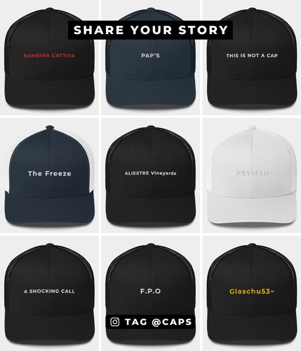 CUSTOM PRODUCTS – CAPS
